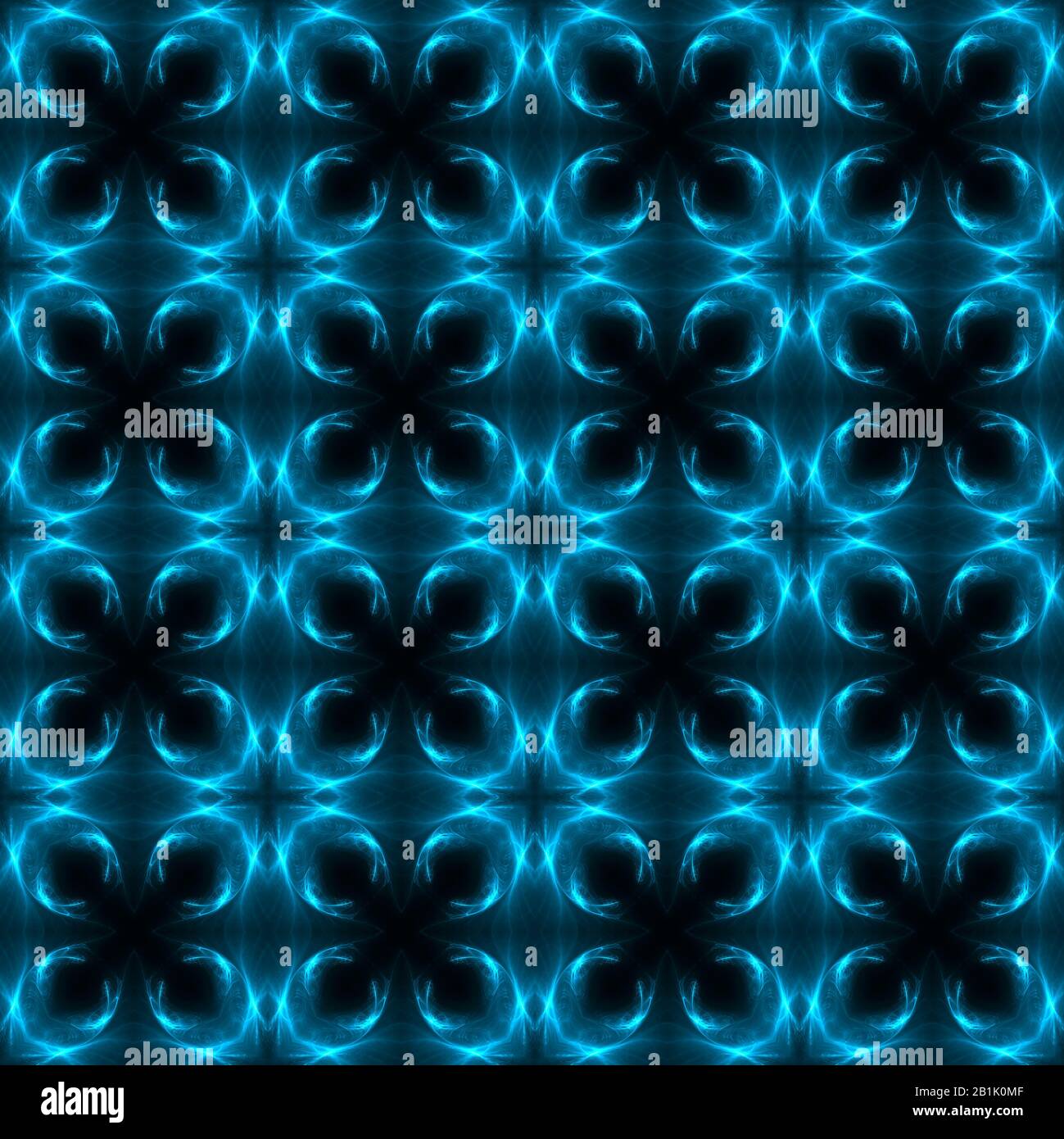 blue and black light pattern background and texture. kaleidoscope ...