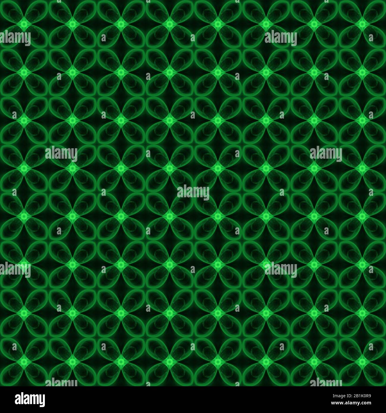 green and black light pattern background and texture. kaleidoscope ...