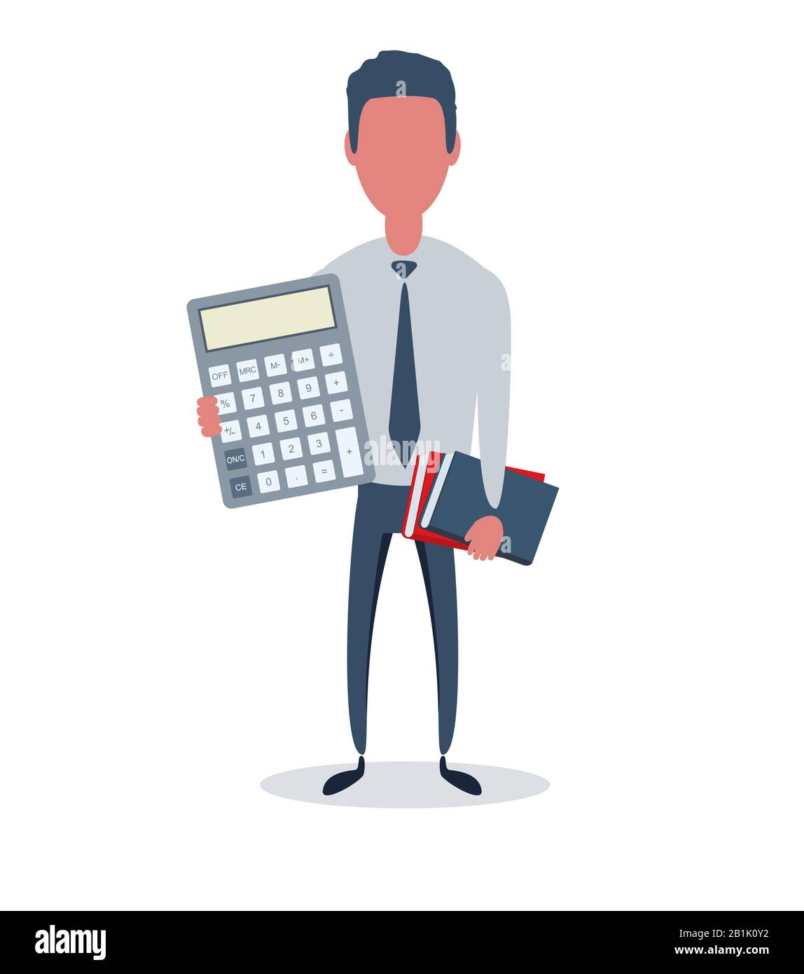 Male Accountant Cartoon