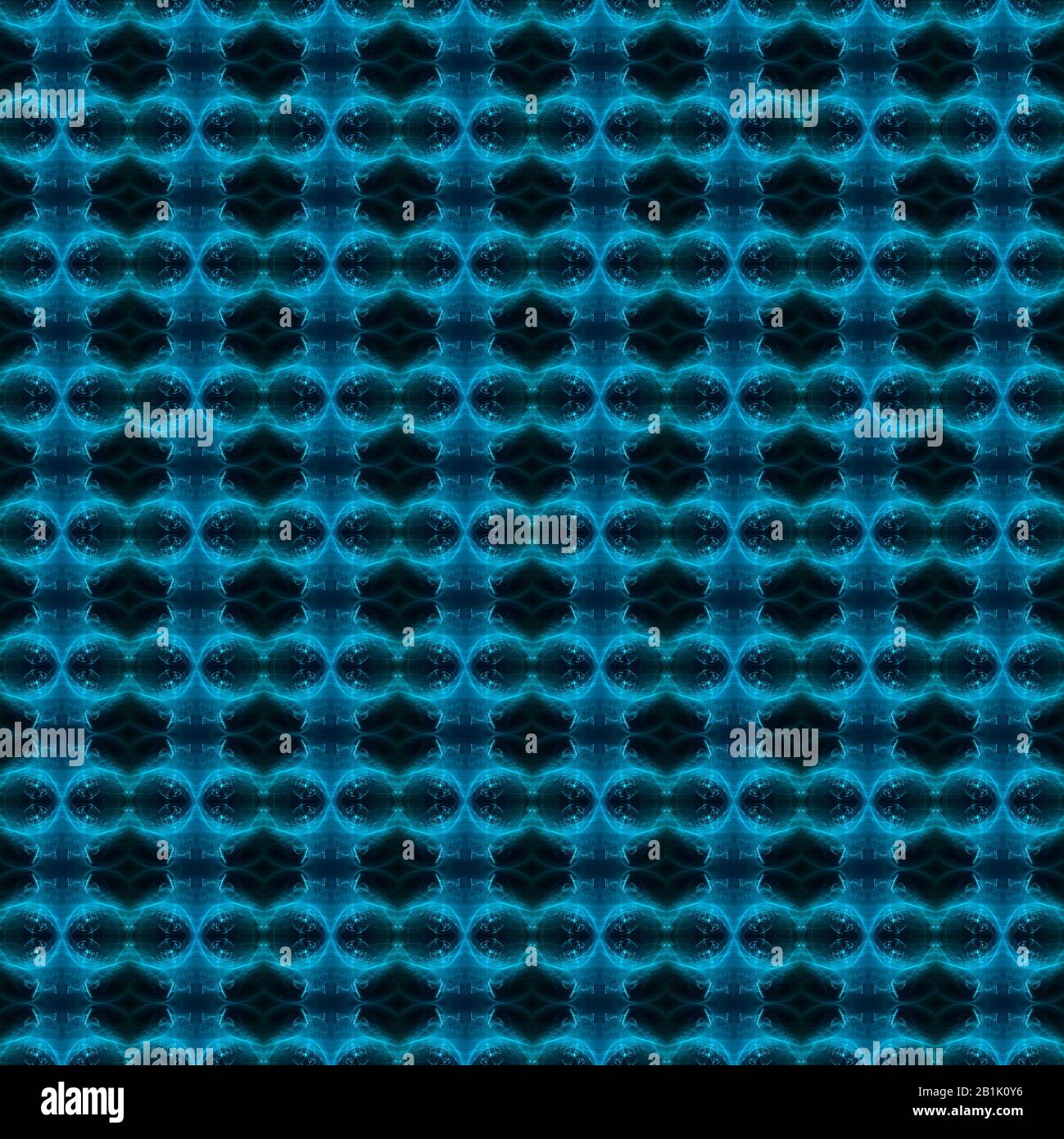 blue and black light pattern background and texture. kaleidoscope ...