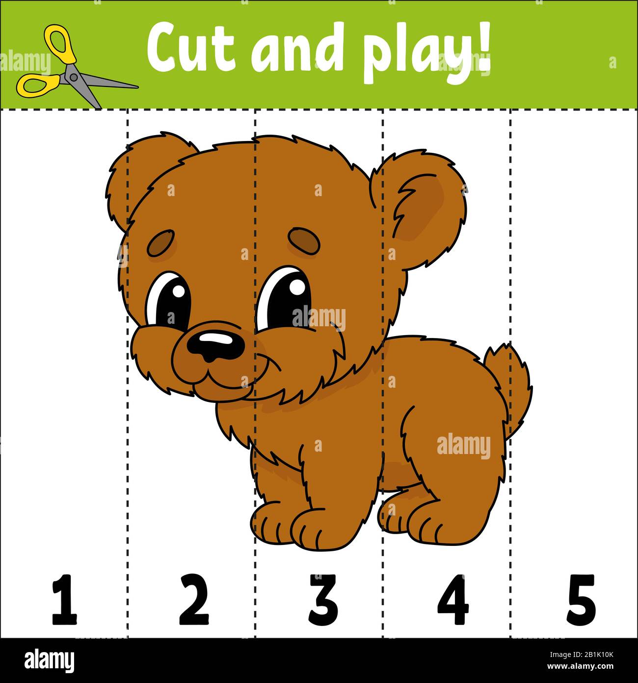 Number learning visual hi-res stock photography and images - Alamy