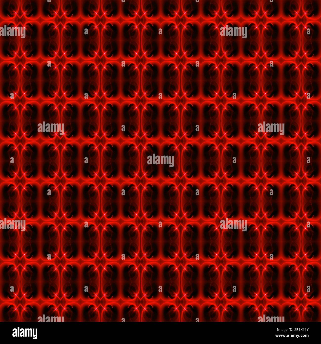 red and black light pattern background and texture. kaleidoscope design ...
