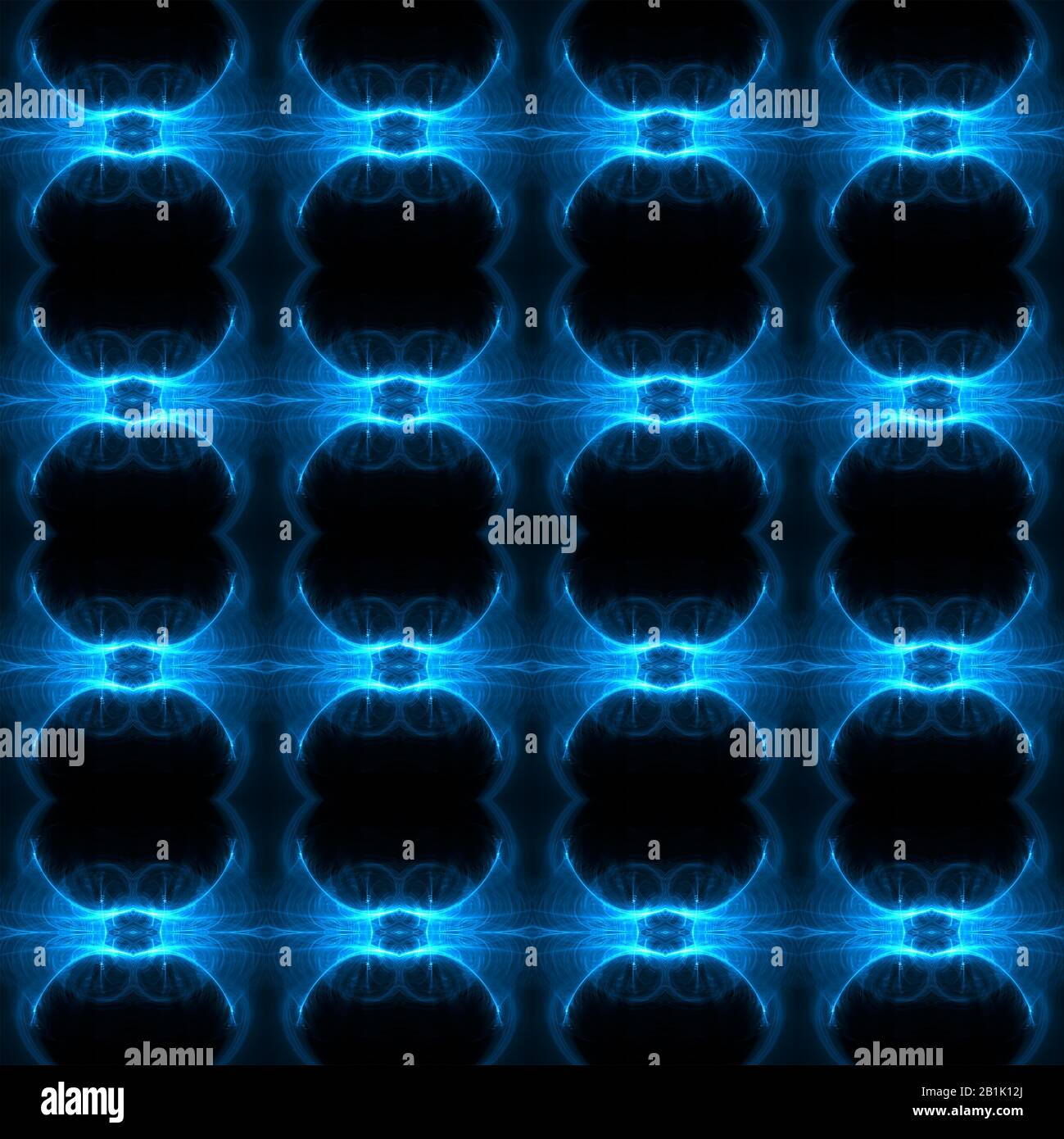 blue and black light pattern background and texture. kaleidoscope ...