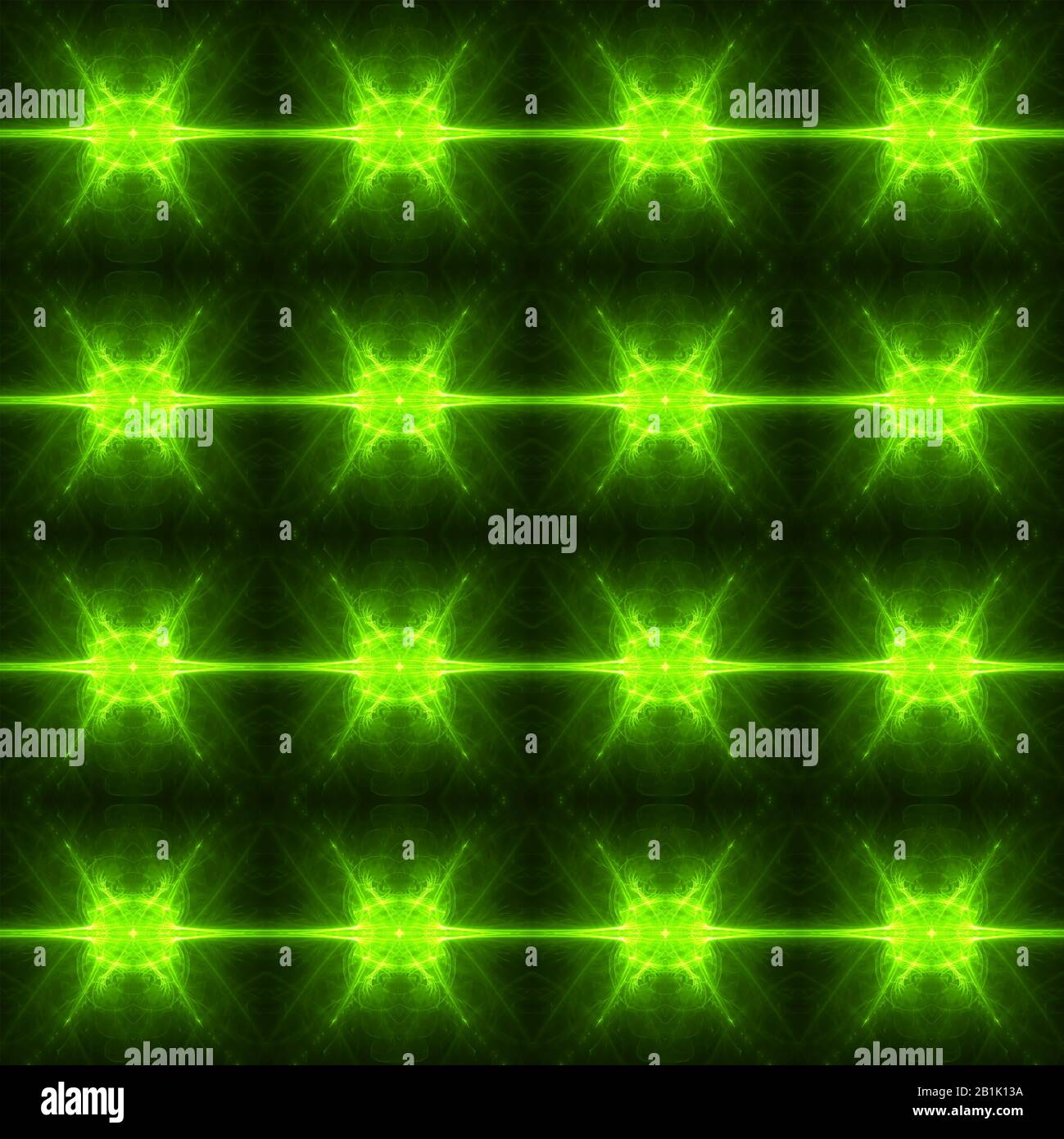 green and black light pattern background and texture. kaleidoscope ...