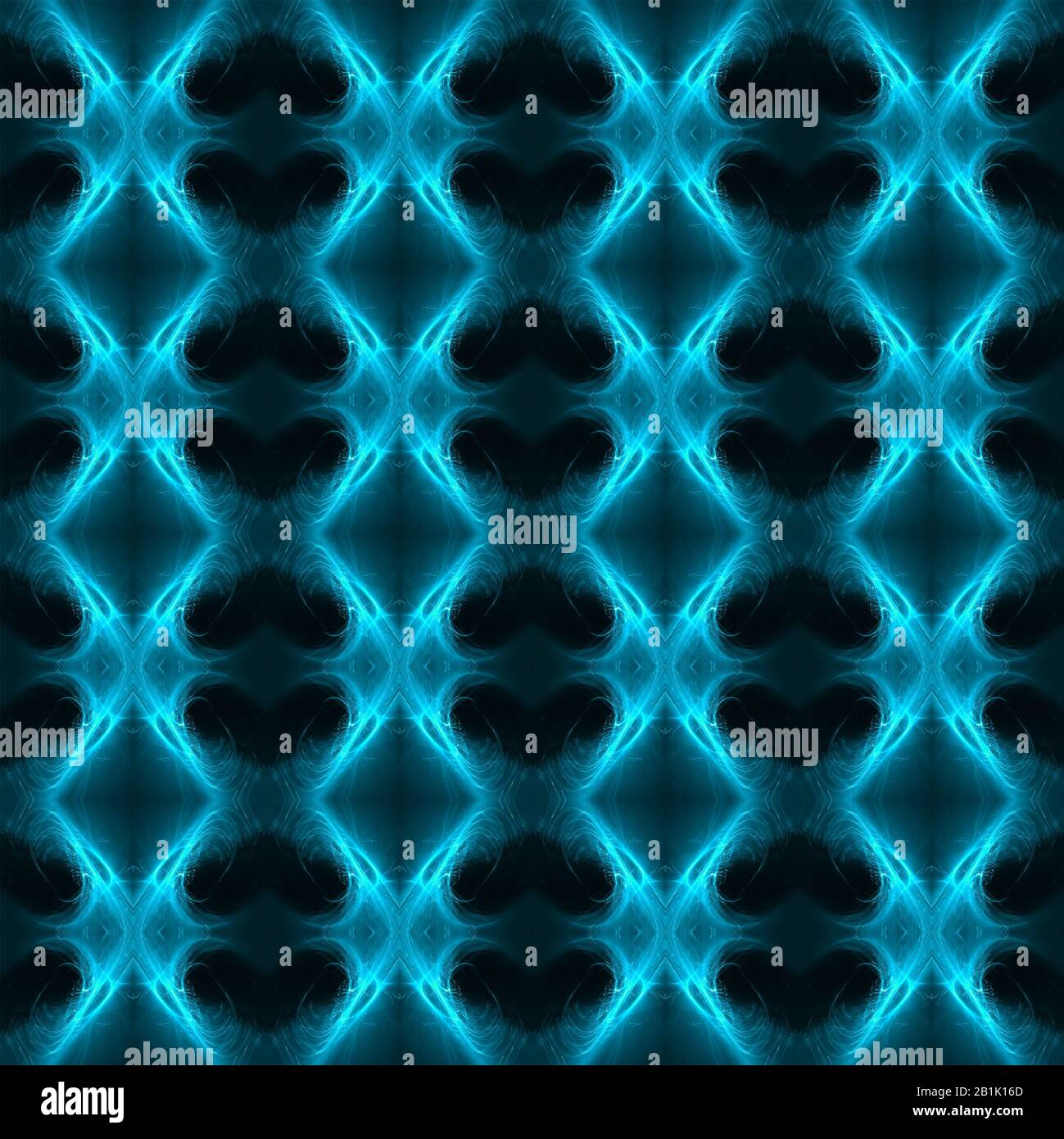 green and black light pattern background and texture. kaleidoscope ...