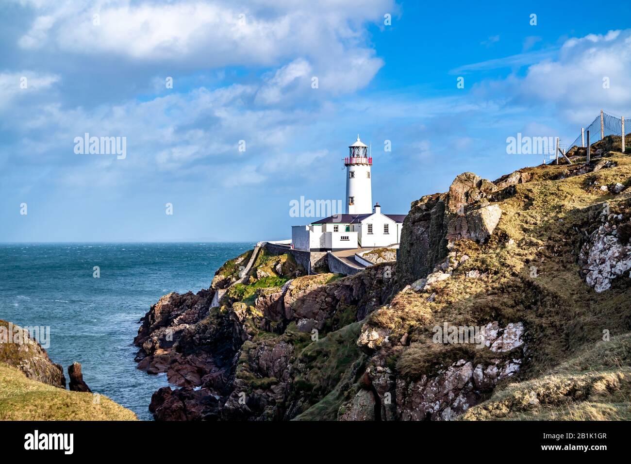 Fanad Head Lighthouse at Fanad Point in County Donegal, Republic of ...