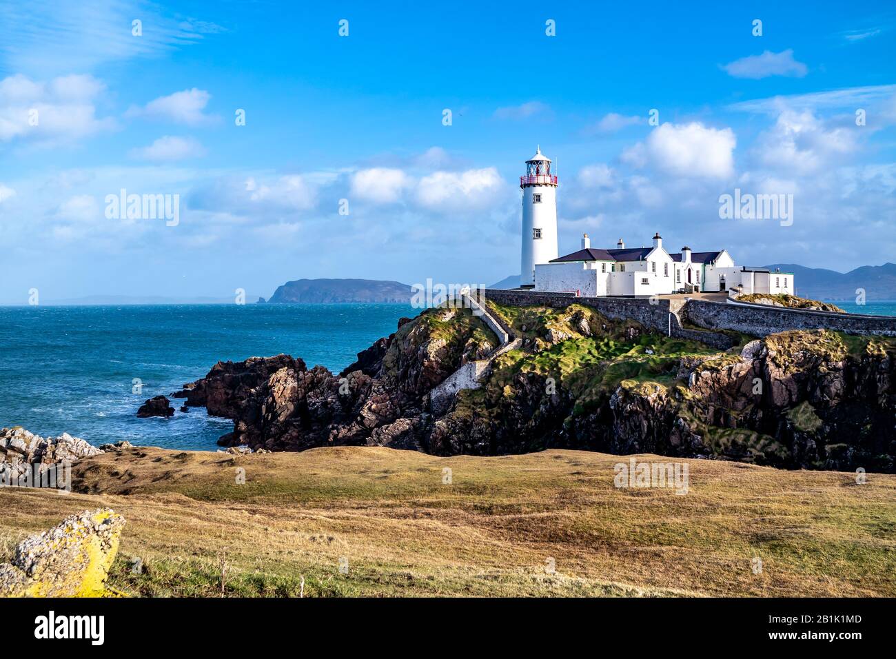 Fanad Head Lighthouse at Fanad Point in County Donegal, Republic of ...