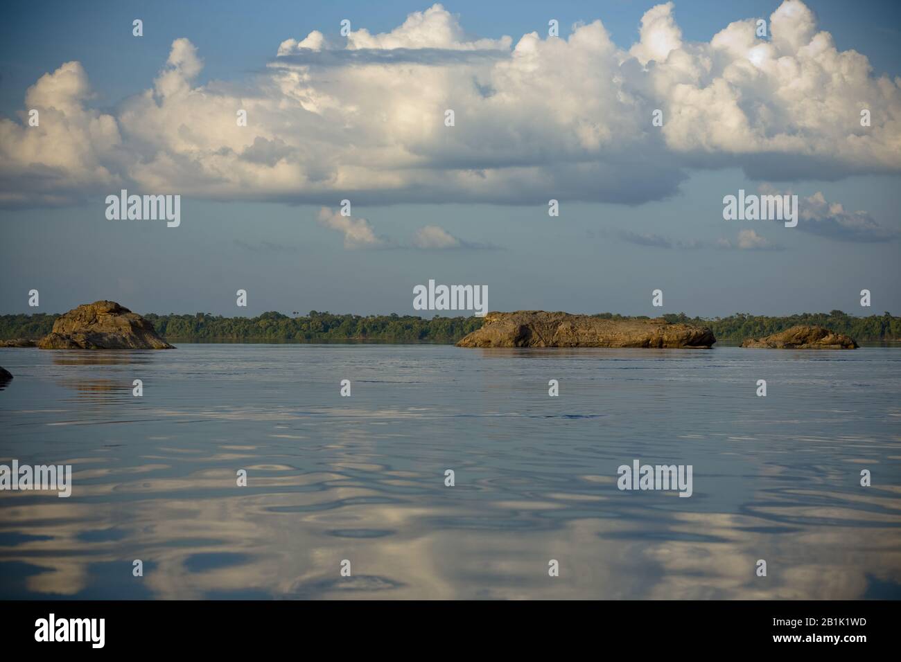 Landscape, Nature, Negro River, Novo Airão, Amazonas, Brazil Stock ...