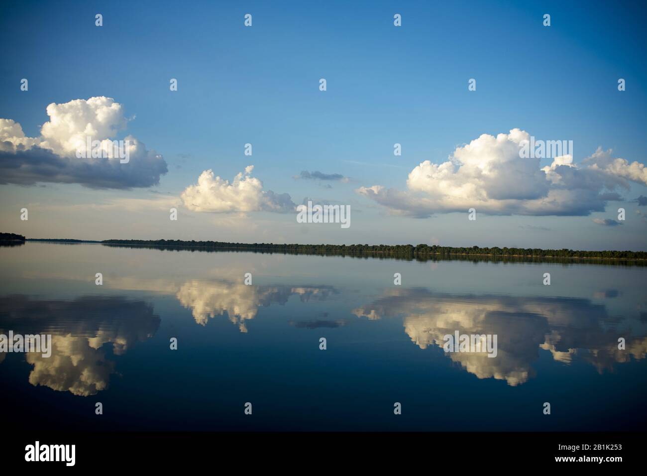 Landscape, Sunset, Negro River, Novo Airão, Amazonas, Brazil Stock ...