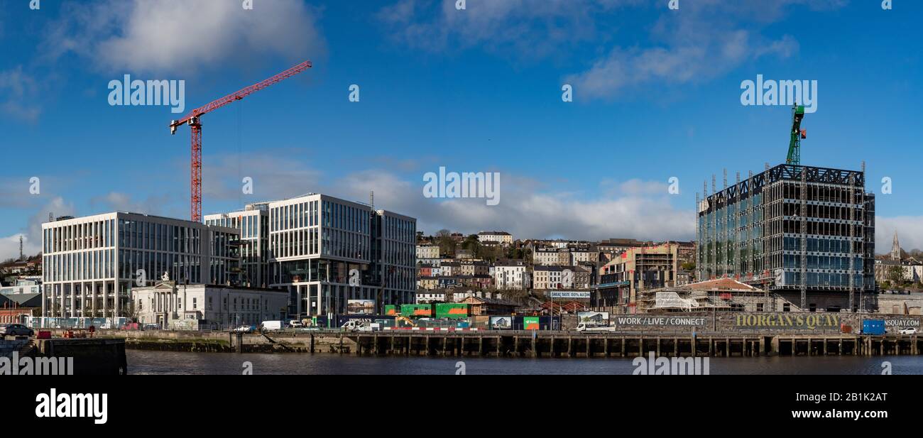 Cork City, Ireland -24th February 2020 : Construction development on ...