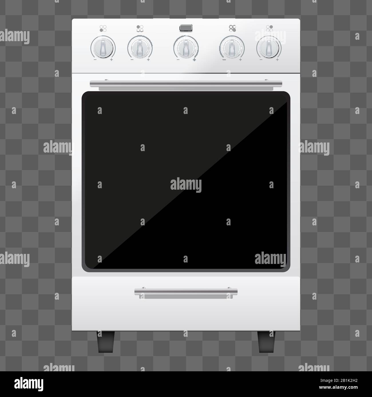 Classic Kitchen Stove Vector Stock Vector Image & Art - Alamy