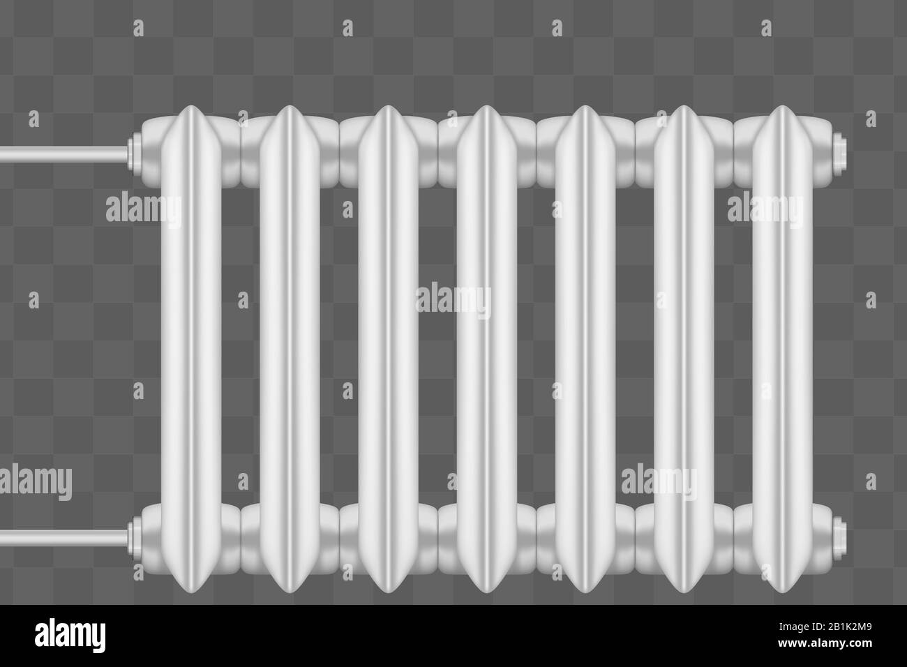 Vintage Metal Heating radiator Stock Vector Image & Art - Alamy