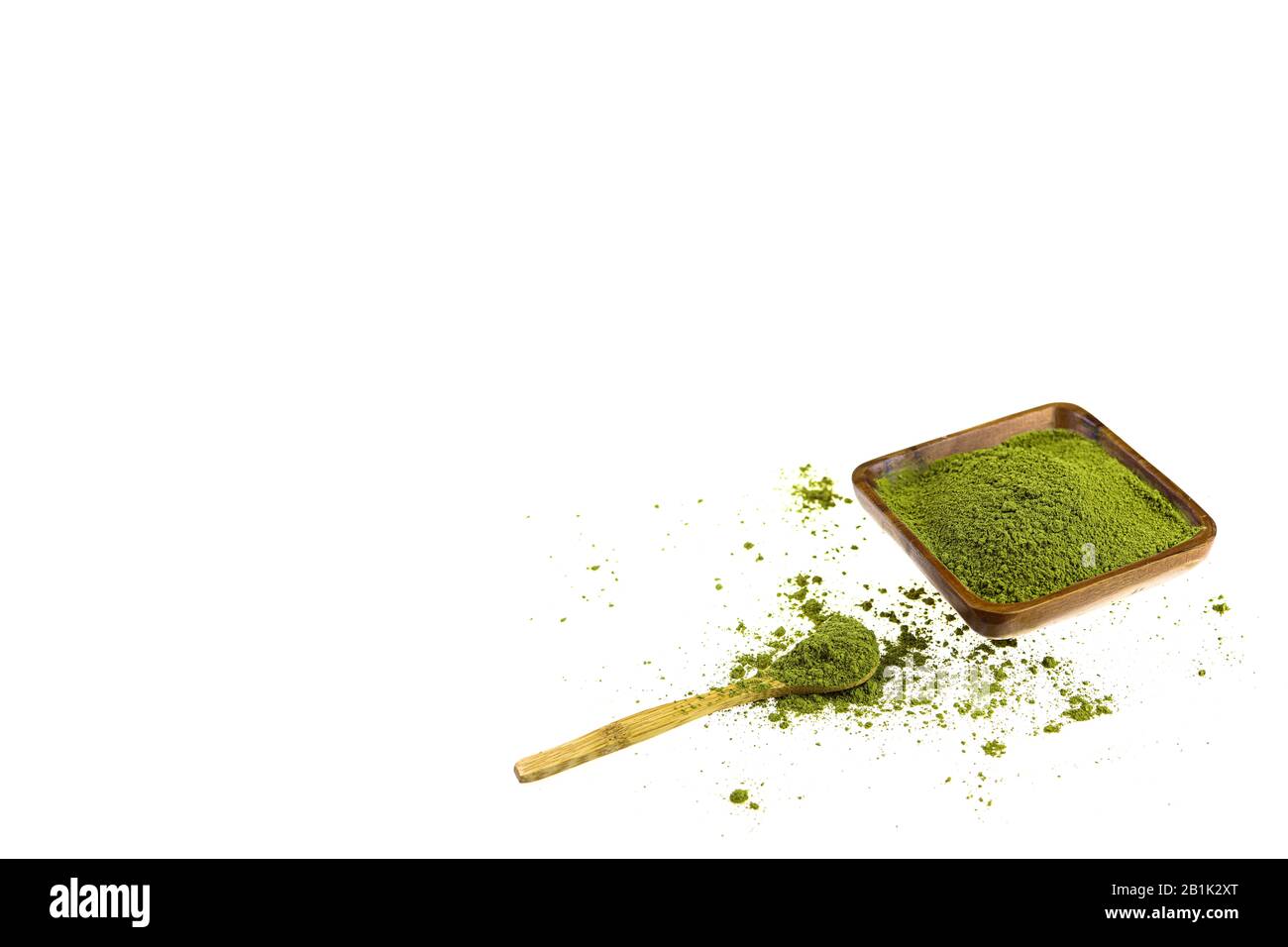 Japanese matcha powder Cut Out Stock Images & Pictures - Alamy