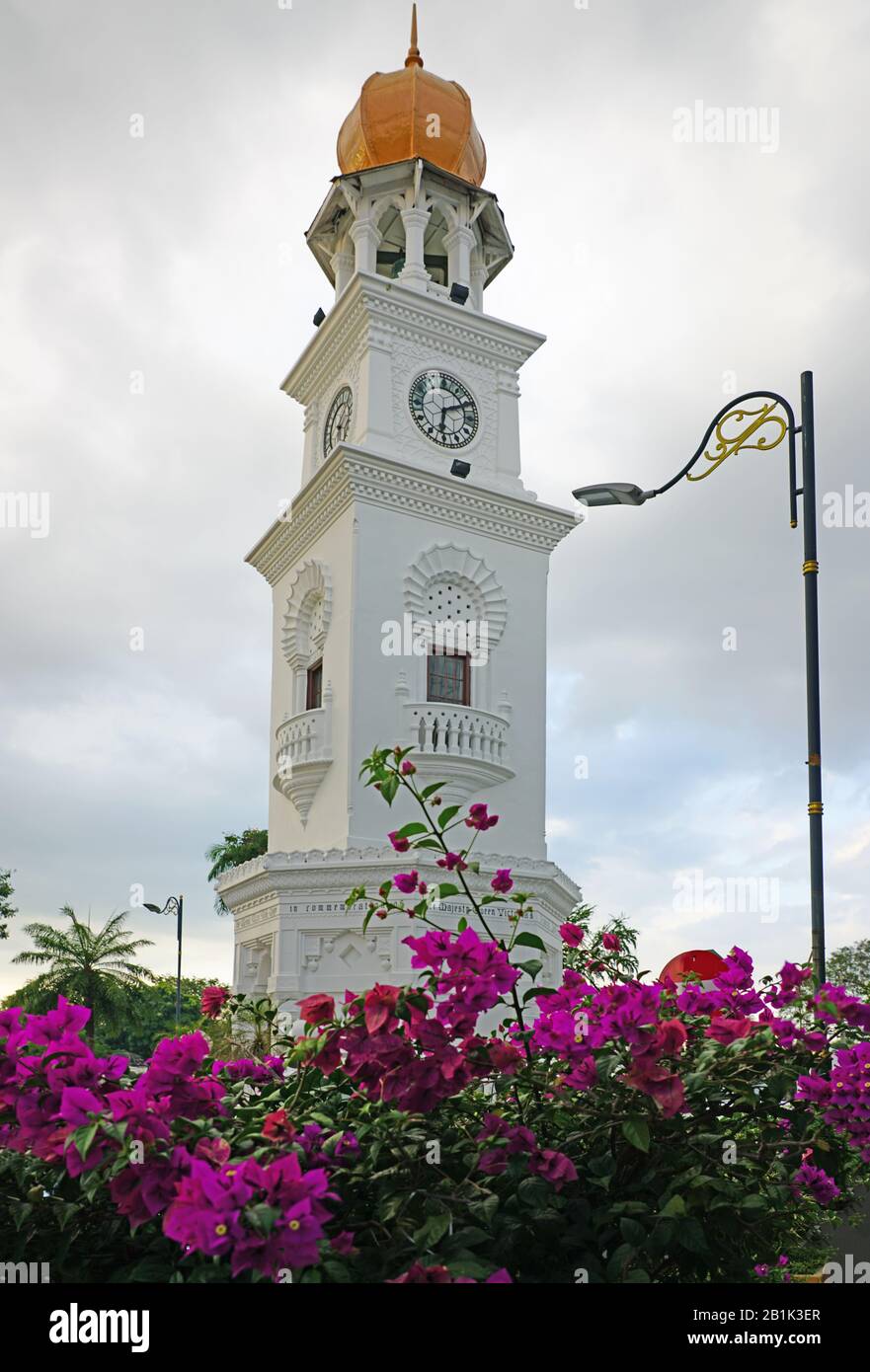 Penang clocktower hi-res stock photography and images - Alamy