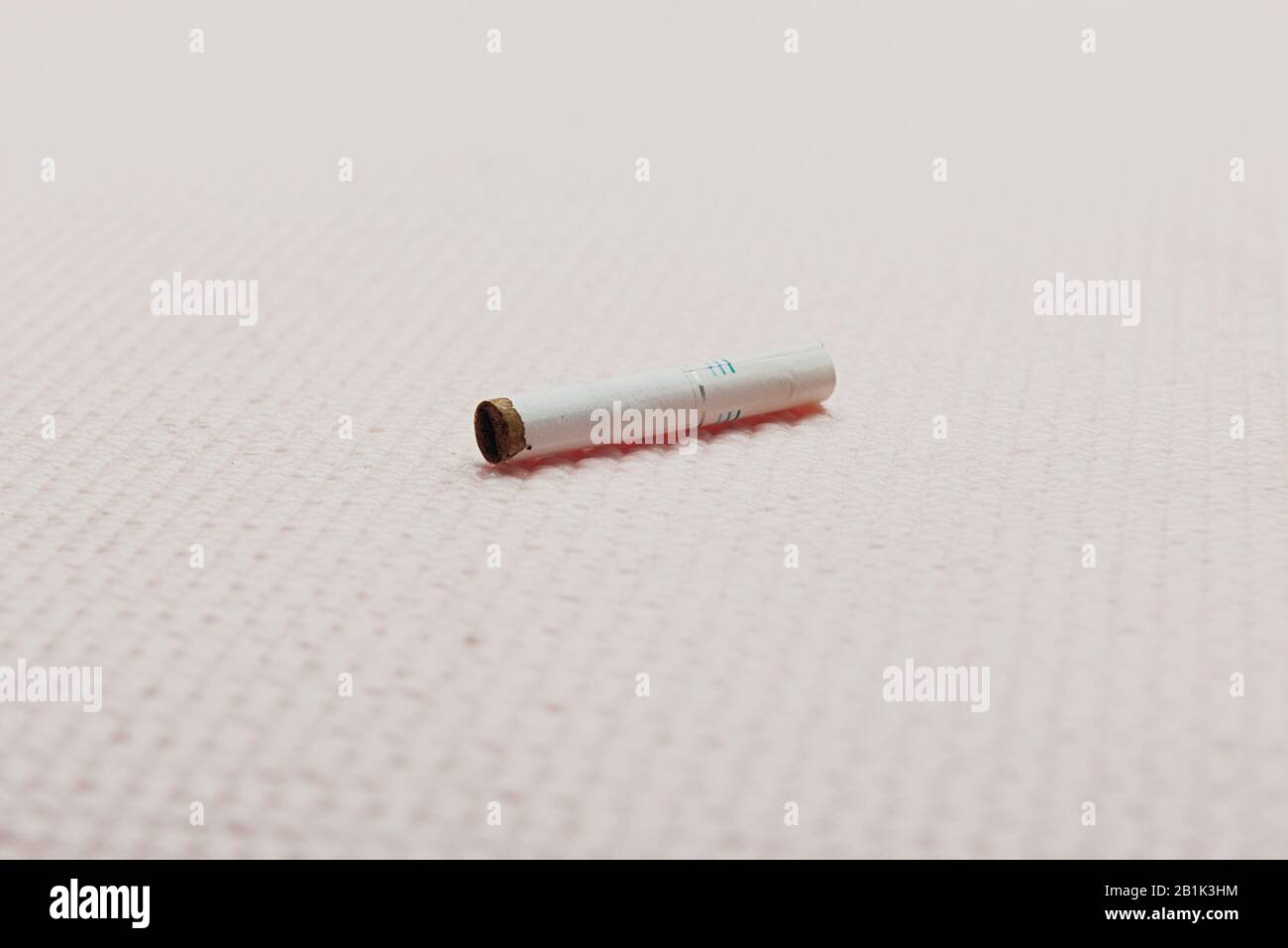 Kaunas, Lithuania - February 26, 2020: one smoked used HEETS sticks for ...