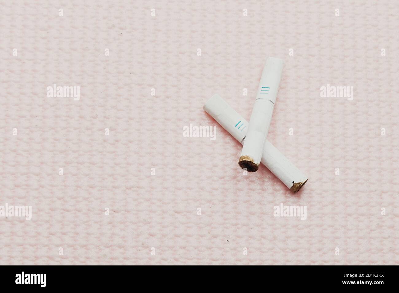 Kaunas, Lithuania - February 26, 2020: smoked used HEETS sticks for ...