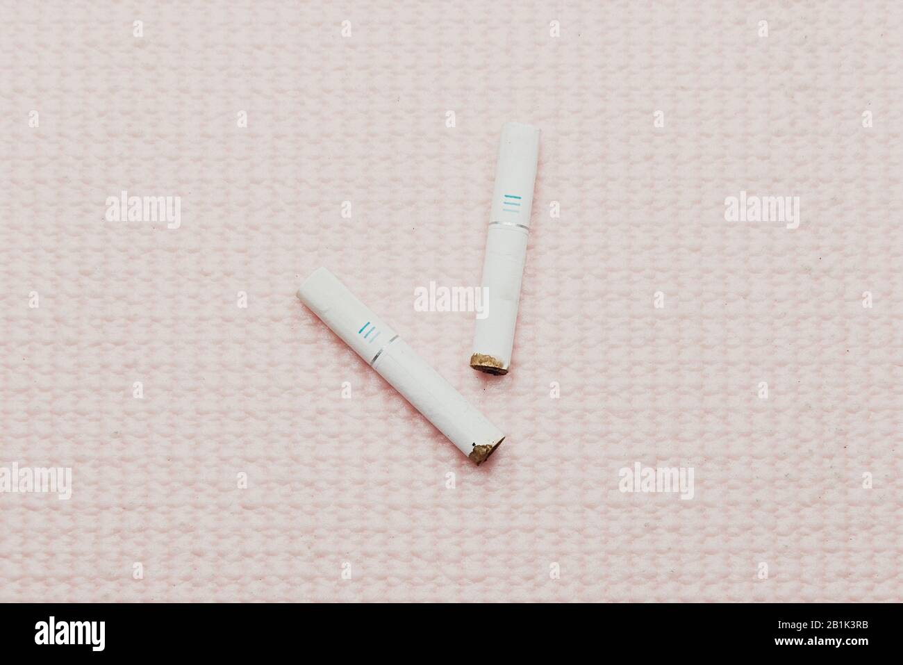 Kaunas, Lithuania - February 26, 2020: smoked used HEETS sticks for ...