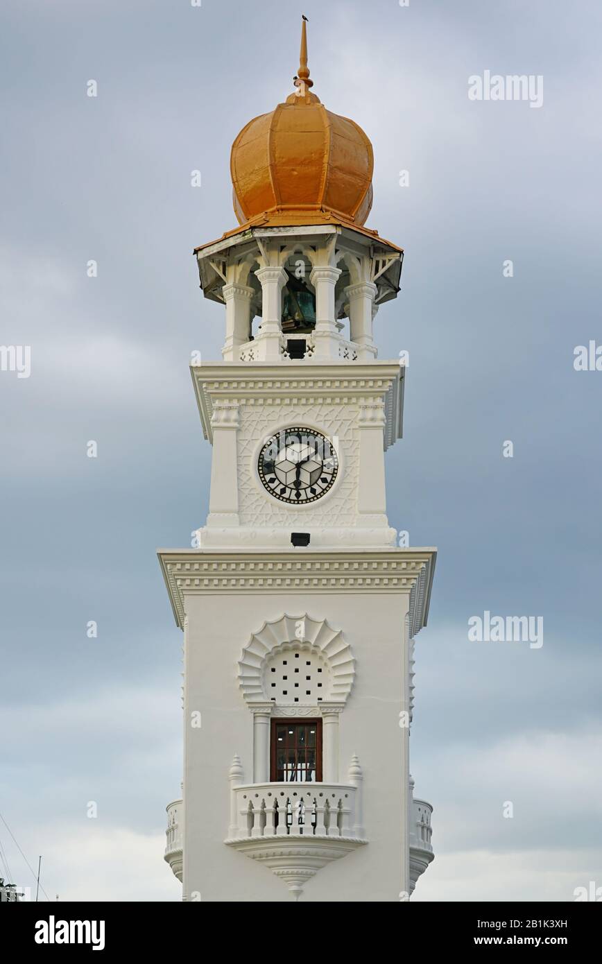 GEORGE TOWN, PENANG, MALAYSIA -8 DEC 2019- View of the landmark Jubilee ...