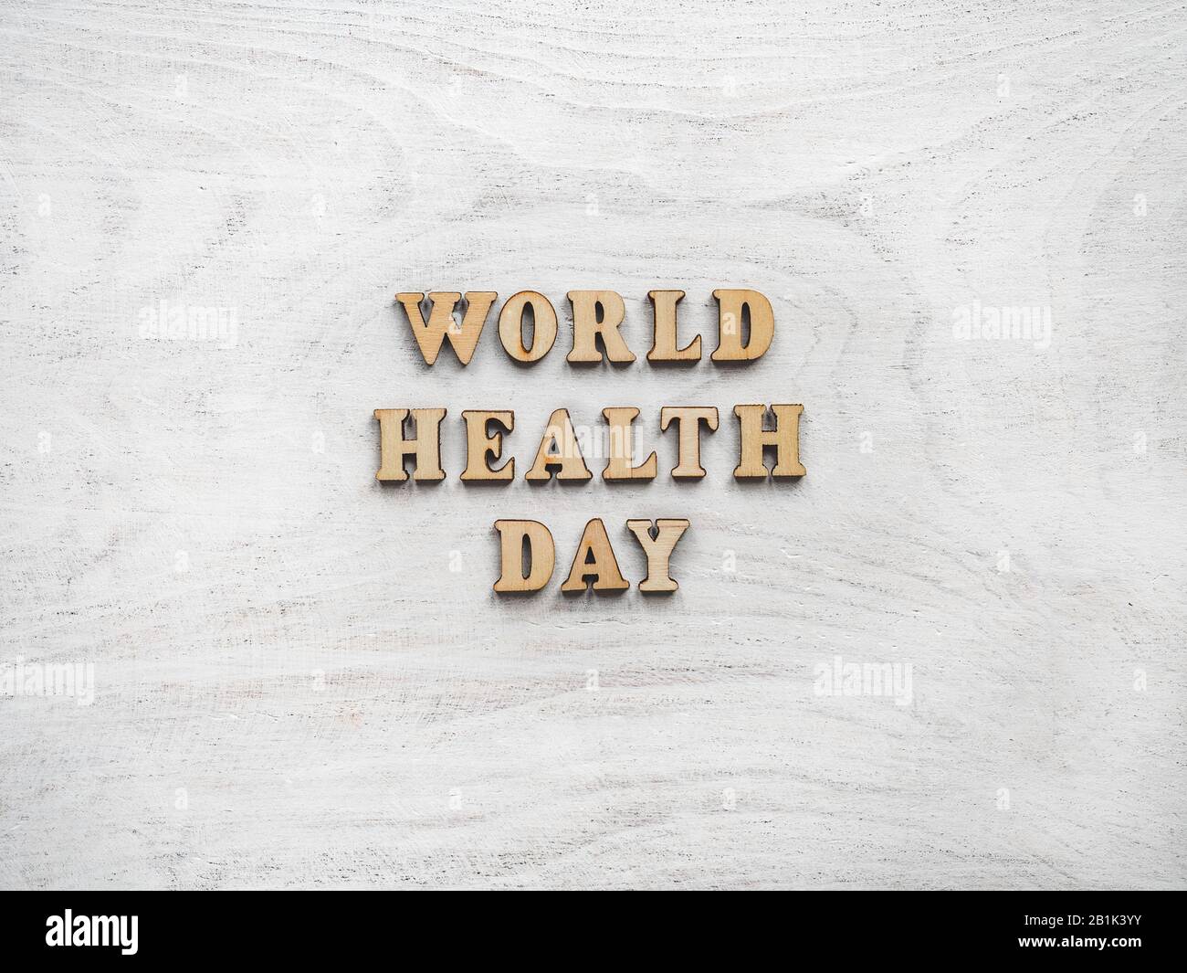 WORLD HEALTH DAY. Greeting card. Isolated background Stock Photo - Alamy