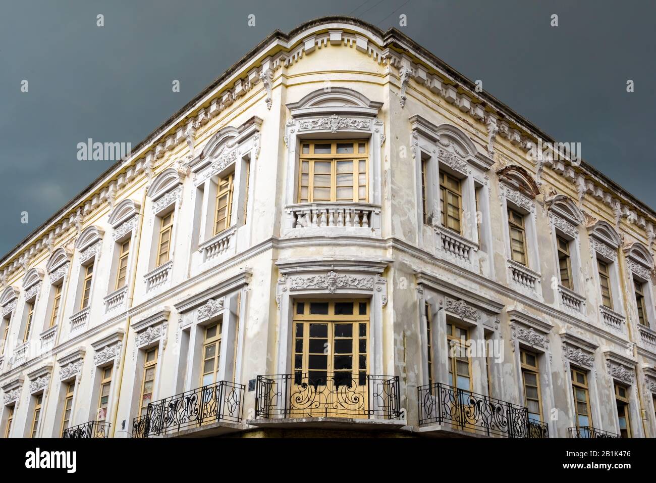 The historical center of Quito, founded in the 16th century on the ...
