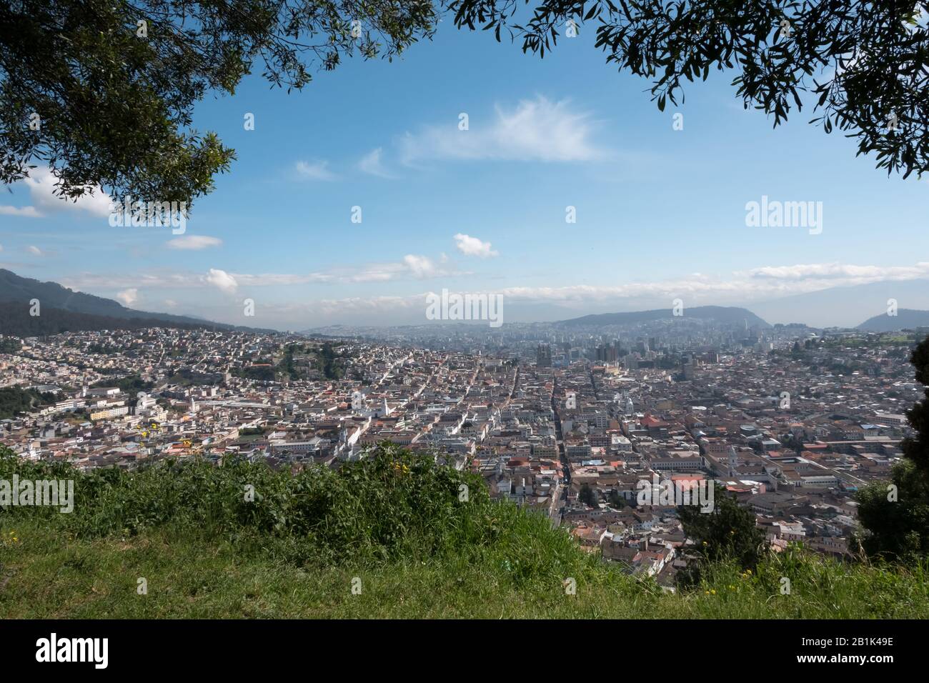 The historical center of Quito, founded in the 16th century on the ...
