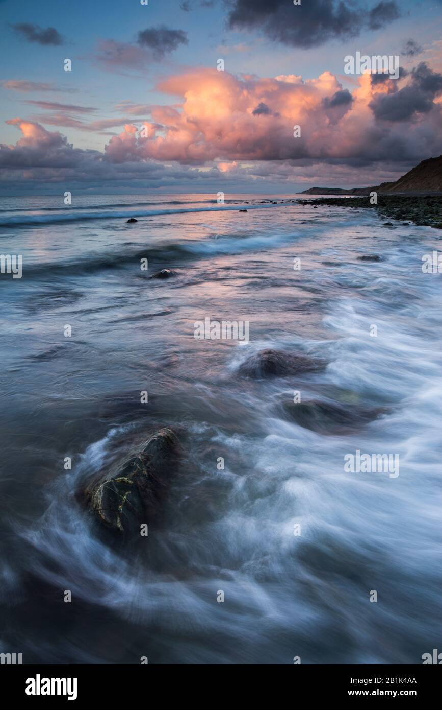 Dramatic coastal scenery and light on the Isle of Man, Irish Sea, UK ...