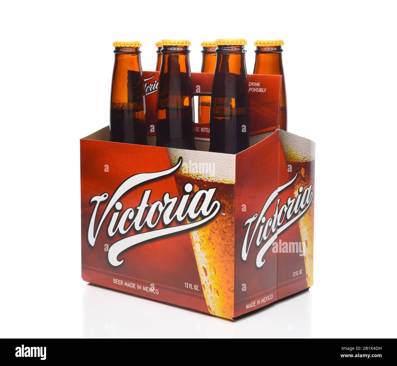 IRVINE, CALIFORNIA - DECEMBER 14, 2017: 6 pack of Victoria Beer Bottles ...
