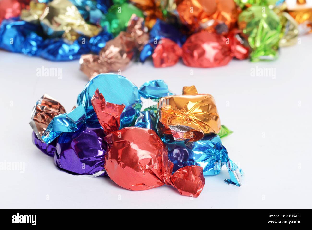 Foil wrapper wrappers wrapped hi-res stock photography and images - Alamy