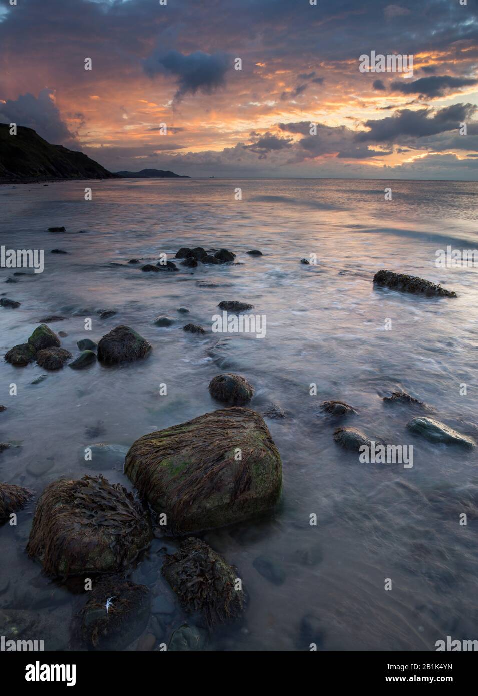 Dramatic coastal scenery and light on the Isle of Man, Irish Sea, UK ...