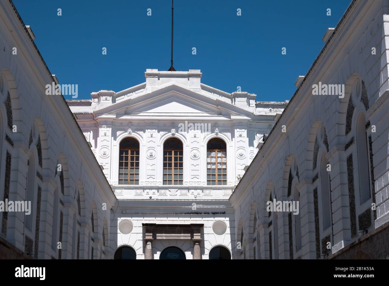 The historical center of Quito, founded in the 16th century on the ...