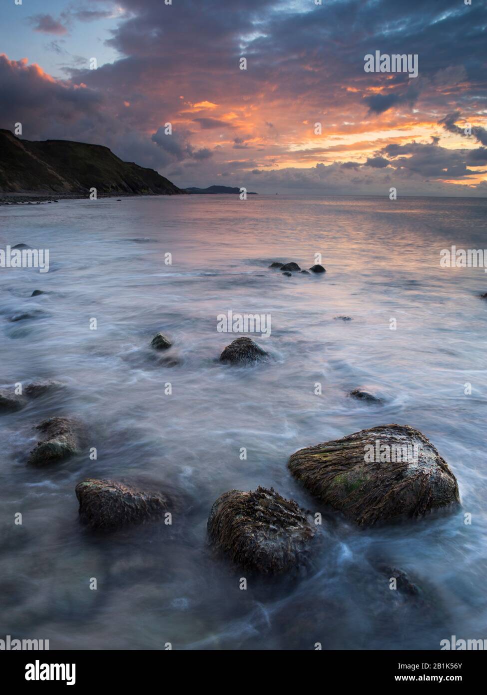 Dramatic coastal scenery and light on the Isle of Man, Irish Sea, UK ...