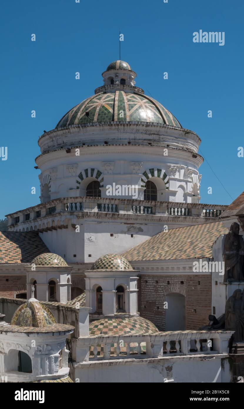 Cathedrak, historical center of Quito, founded in the 16th century on ...