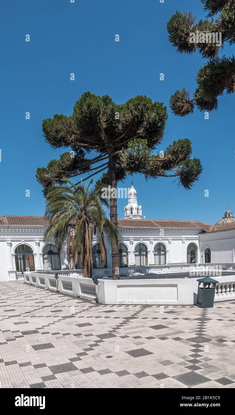 The historical center of Quito, founded in the 16th century on the ...