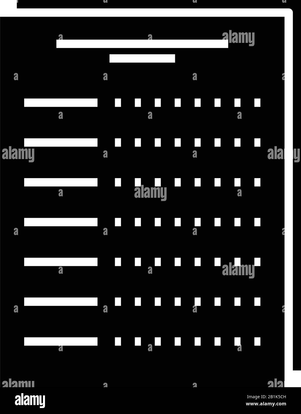 Check list hand Black and White Stock Photos & Images - Alamy