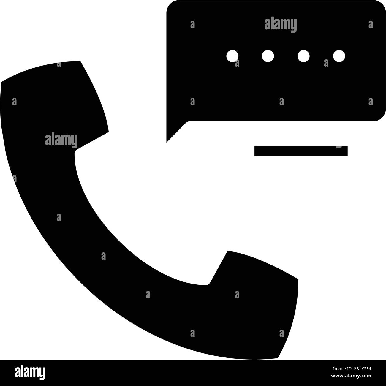 Calls symbol Cut Out Stock Images & Pictures - Alamy