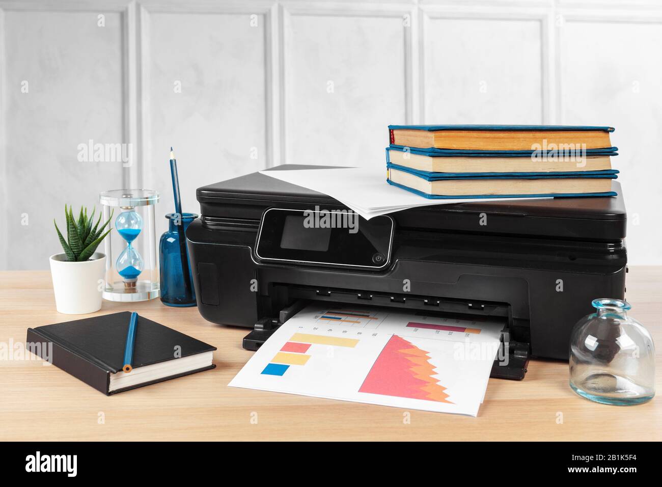 multi-function printer machine ready for printing, copy, scanning in ...