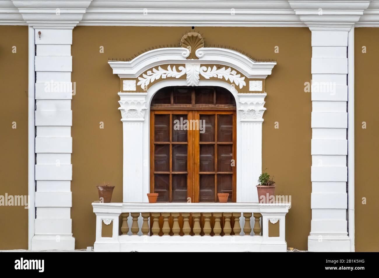 The historical center of Quito, founded in the 16th century on the ...