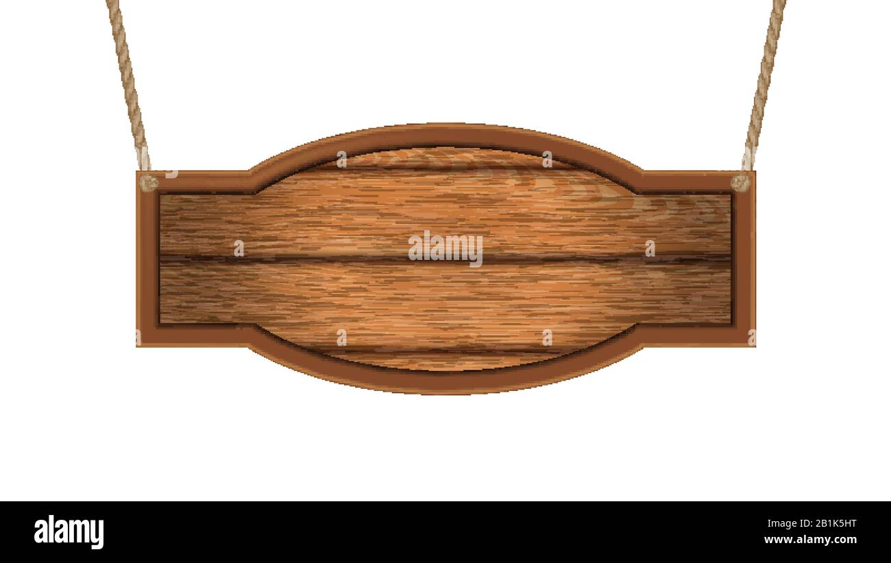 Western Wooden Sign Clipart