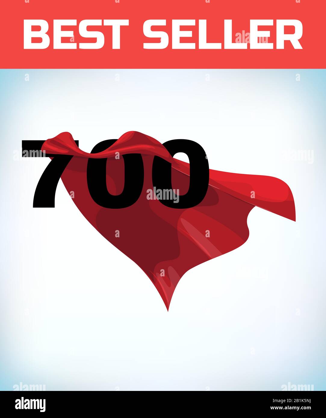 Arabic number seven hundred in the red cloak of the winner of the super ...