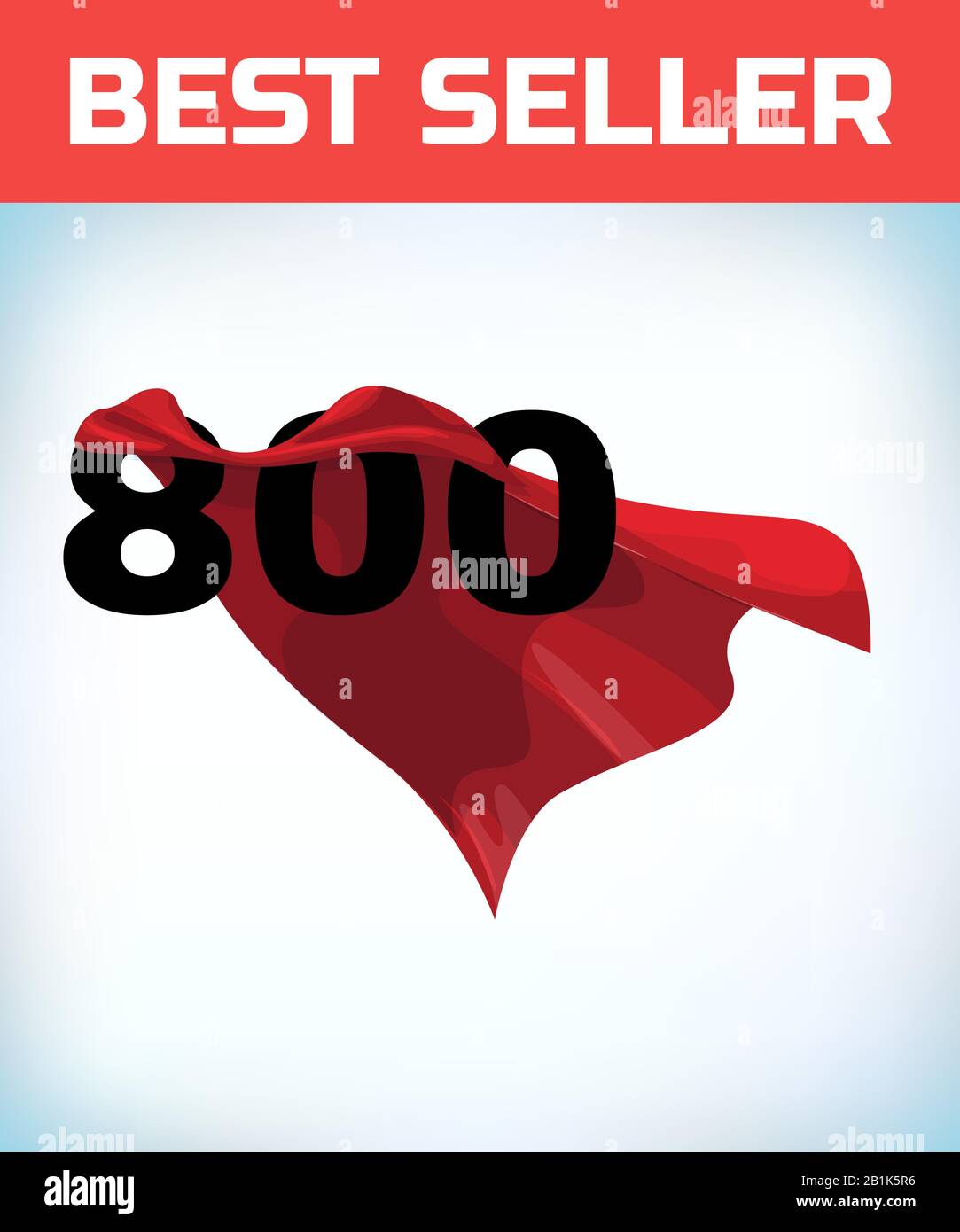 Arabic number eight hundred in the red cloak of the winner of the super ...