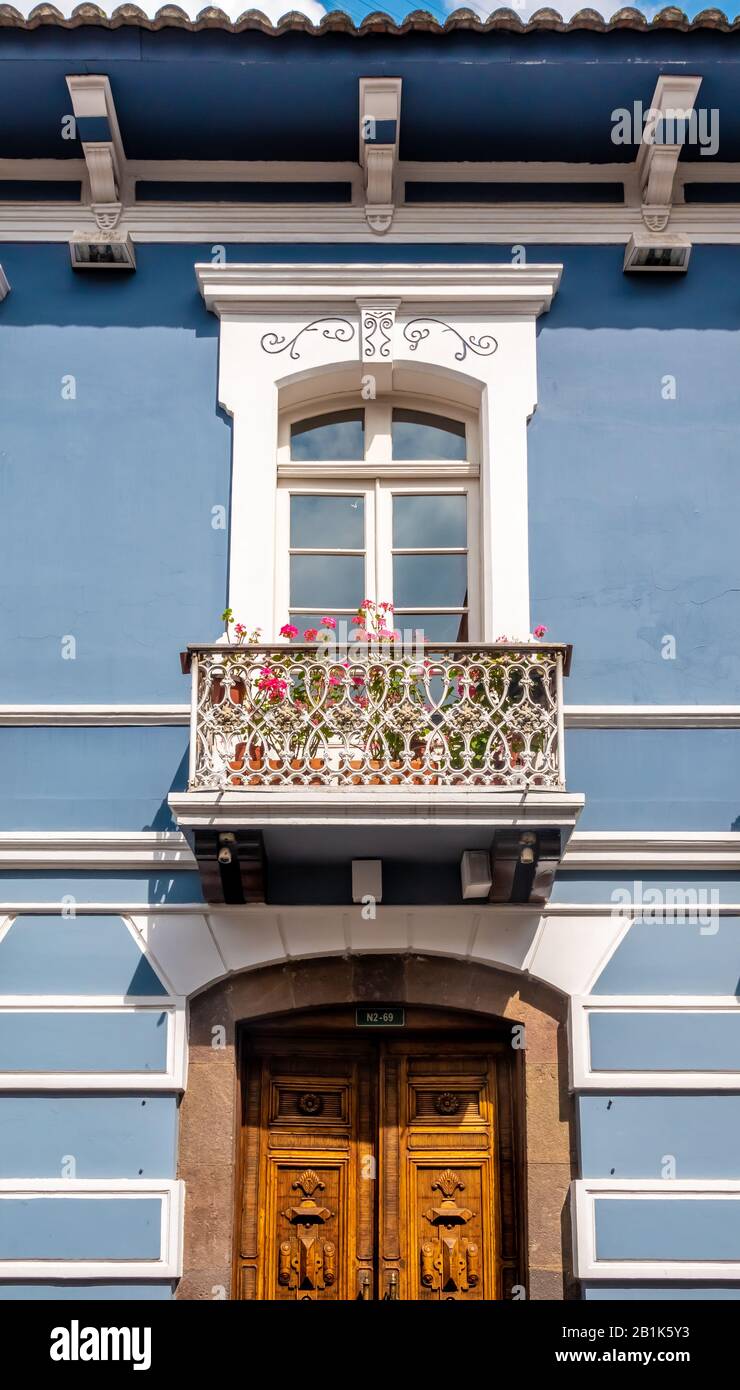 The historical center of Quito, founded in the 16th century on the ...