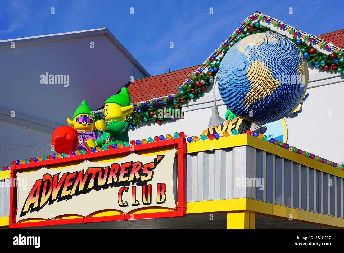 CARLSBAD, CA -4 JAN 2020- View of Legoland California, an amusement ...