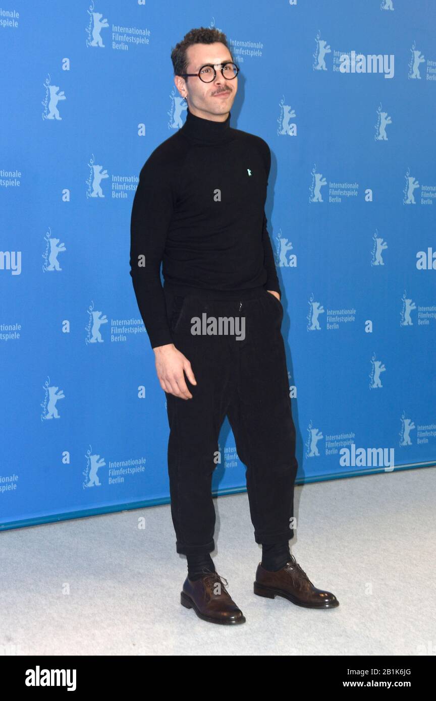 Berlin, Deutschland. 25th Feb, 2020. Gabriel Montesi at the photocall ...