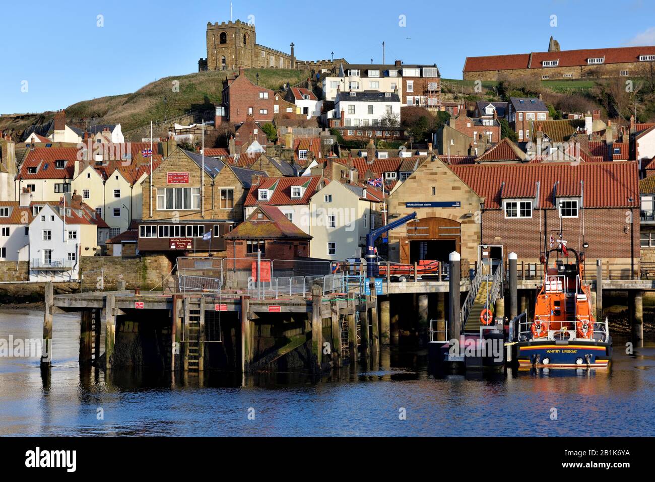 RNLI,Lifeboat station,Whitby,North Yorkshire,England UK Stock Photo - Alamy