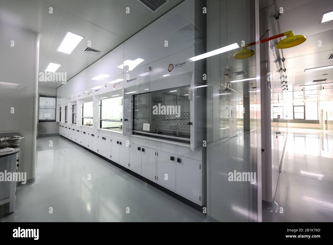 BEIJING, CHINA - JUNE 03, 2019: Modern drug manufacturing laboratory ...