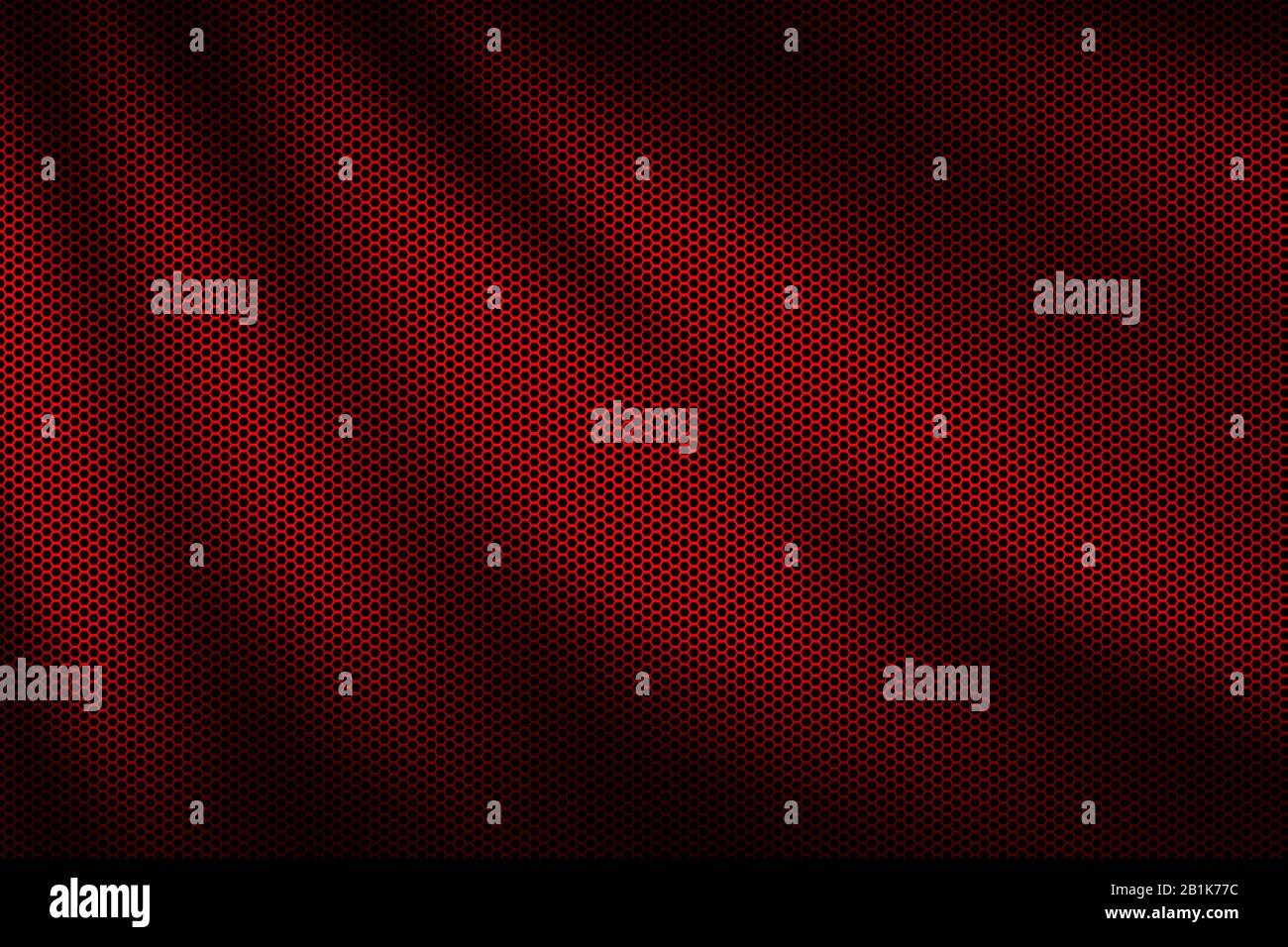 red wave metallic mesh. metal background and texture. 3d illustration ...