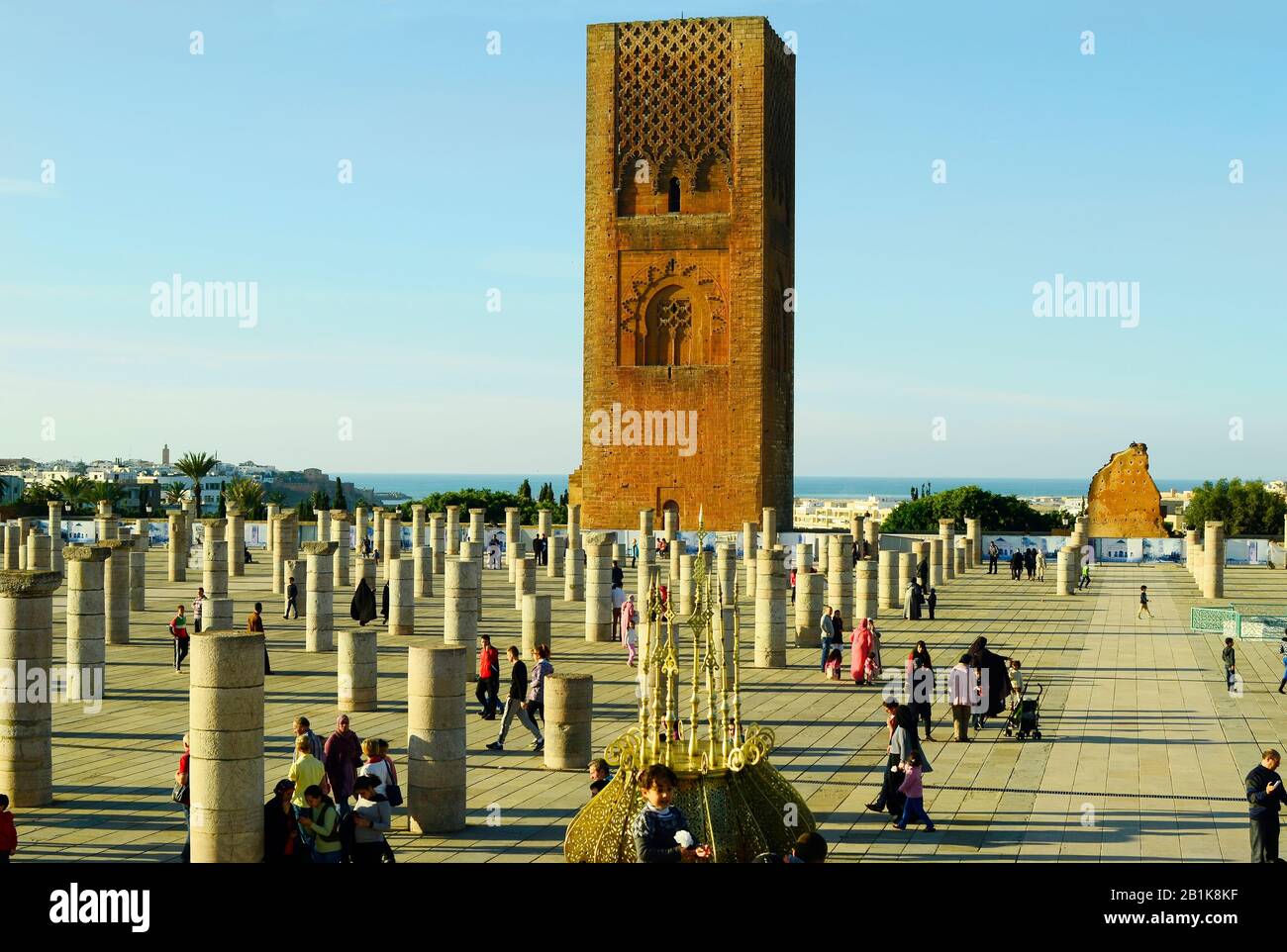 Rabat, Morocco - November 18th 2014: Unidentified tourists sightseeing ...