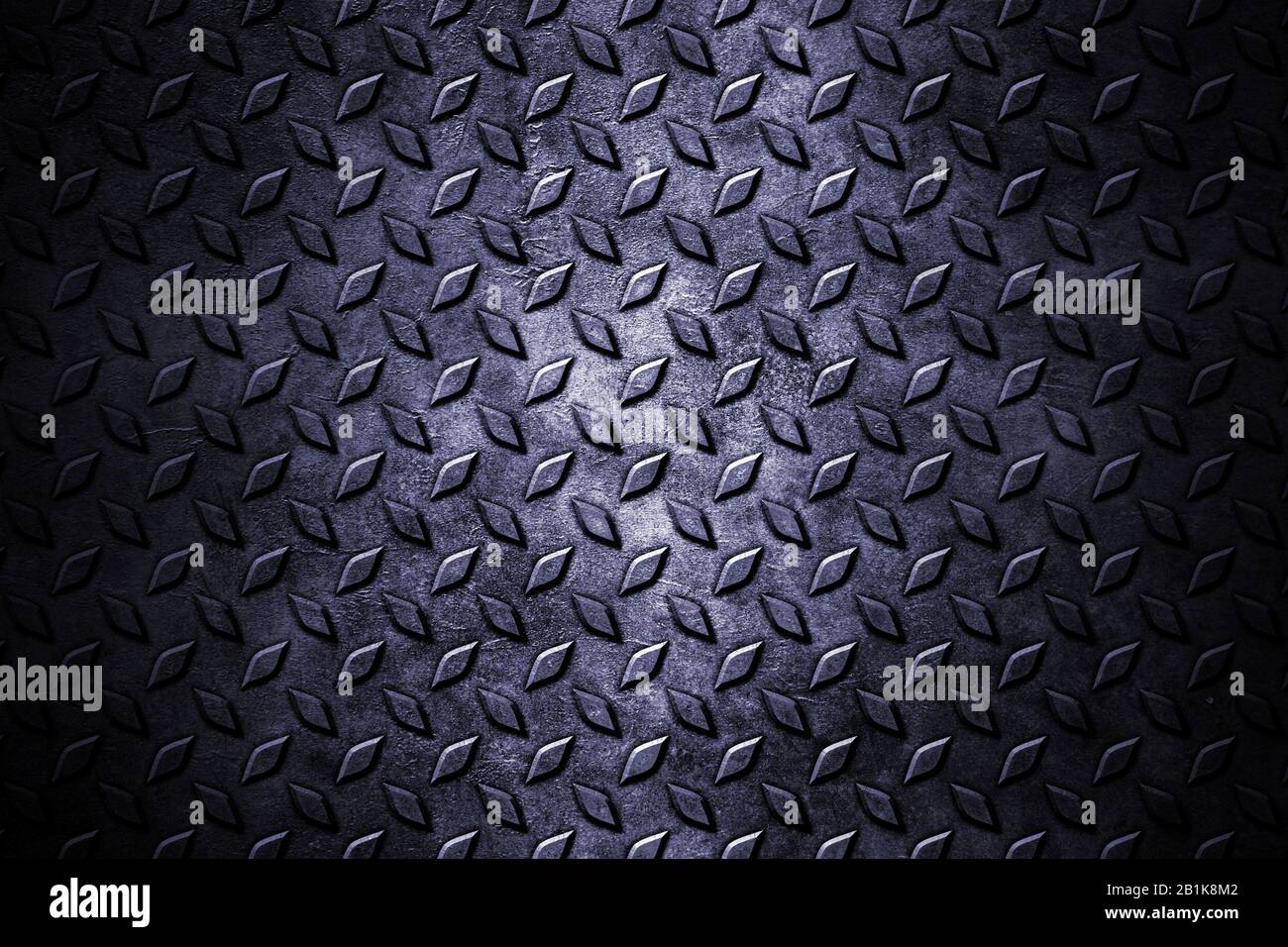 old and rust diamond plate. metal background and texture. 3d ...