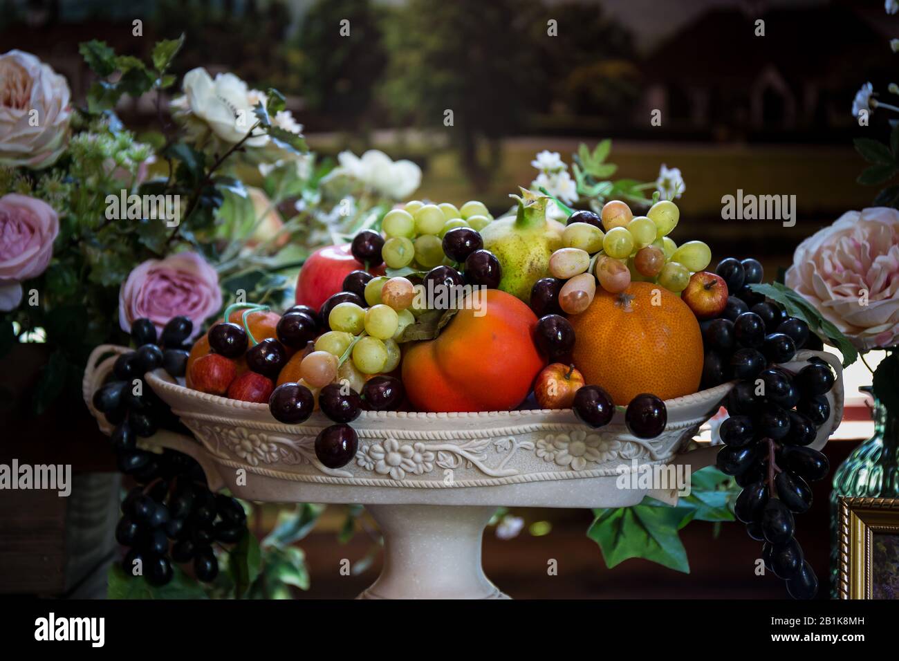 Still light fruit vintage style Stock Photo - Alamy