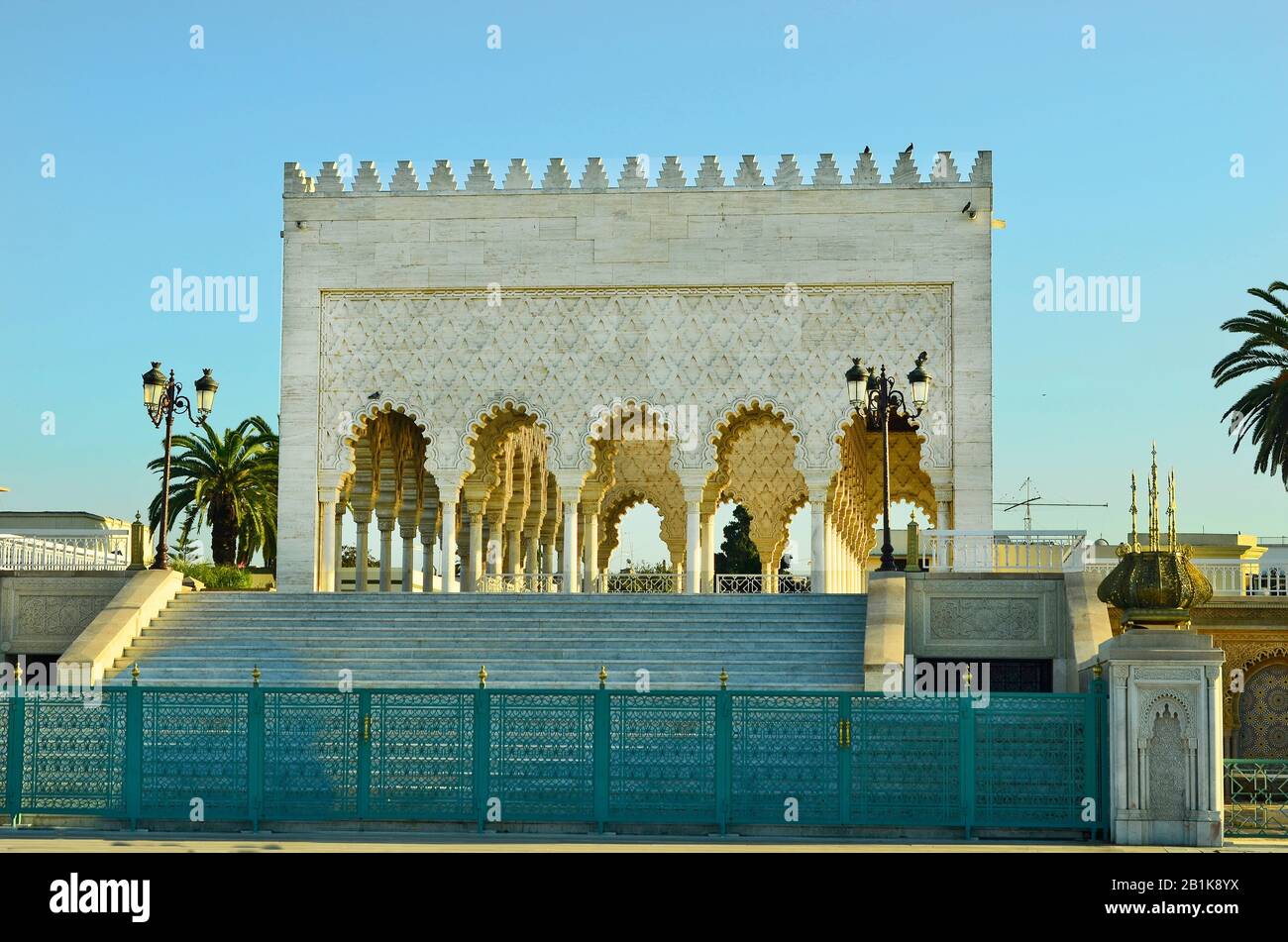 Morocco, Rabat, building beside mausoleum of Mohammed V Stock Photo - Alamy